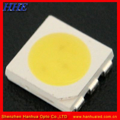High bright 5000K - 6000K 5050 white SMD LED Diode , white light LED emitter