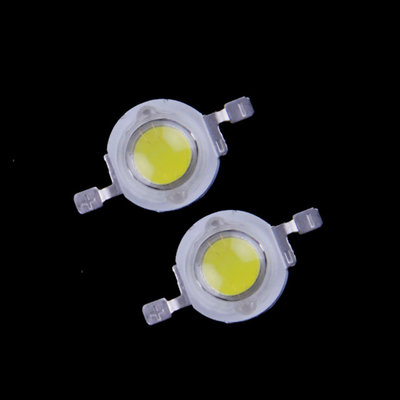 Two chips in parallel 1400mA 5W white color high power LED diodes