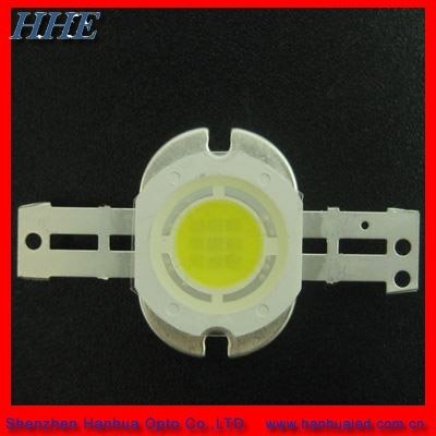 Pure White 9v - 11v 1050mA 6500K 10W white high power led diodes of InGaN / GaAsp Chip