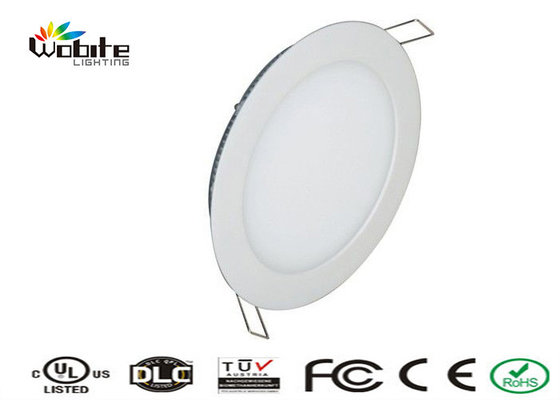 Milky White LED Flat Panel Light / Round LED Flat Panel Ceiling Lights 9W
