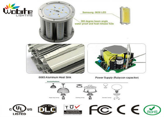 Street Landscape 54W LED Corn Light Bulb E27 E40 PC Cover Low Consumption