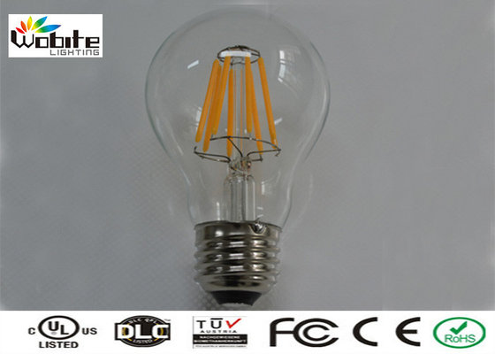 Residential Home LED Filament Lamp / 8W E27 Light Bulb Decorative Filament