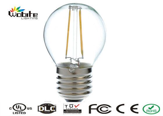 0.9 PF 2W 175Lm Decorative Light Bulbs Filament / LED B22 Candle Bulbs No Humming