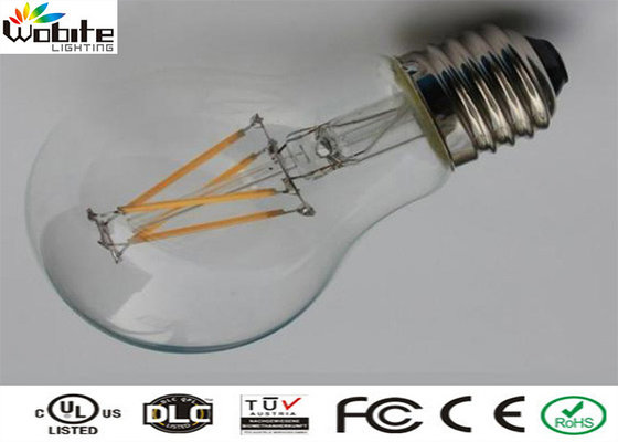 IP20 Filament Led Light Bulbs 6W E27 B22 125×170 mm No RF Interference