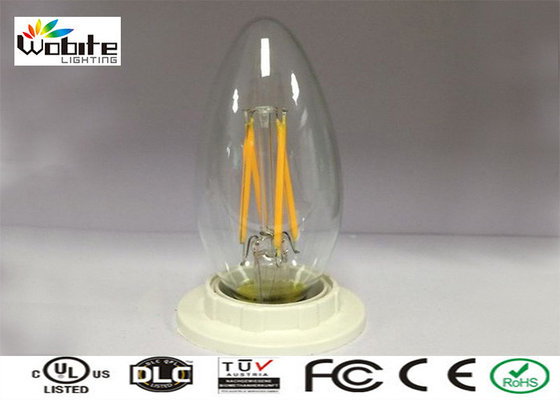 IP20 LED Filament Lamp 4W 2700K - 6500K 360 Degree Beam Angle No Speckle