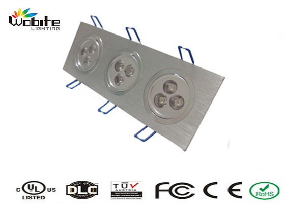 Square Recessed Ceiling Lighting / 9W LED Surface Mount Ceiling Lights