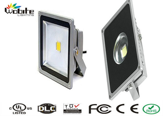 Grey COB Waterproof Outdoor LED Flood Lighting / LED Security Floodlight 30W High Lumen Bridgelux