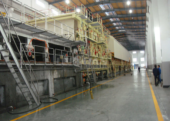 120t / d Papierproduktionslinie Wellpappenmaschine