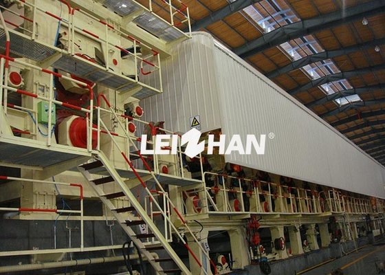 3200 - 5800mm Pappwellpappe-Herstellungs-Maschine in der Papierindustrie