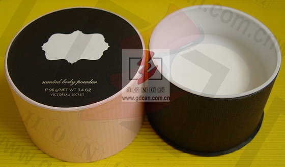 White Cardboard Cylinder Containers Packaging Tubes Eco Friendly