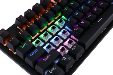 Durable Wired Gaming Keyboard GK100 RGB Backlight Keys DC5V 250mA HP Standards