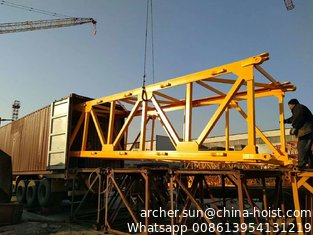 China Self Erecting Hammer Head Tower Crane 10 ton 65 m Boom Building supplier