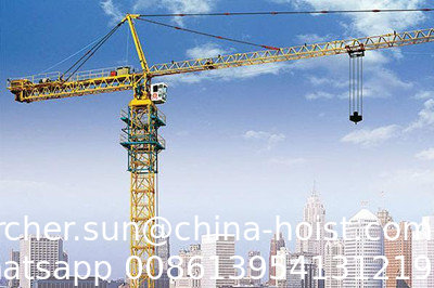 QTZ80 6010  Tower Crane jib length can be customized,with additional remote control device supplier