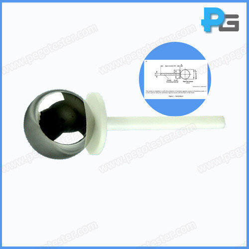 IEC60529 IP1X IEC Test Sphere Test Probe A made by metal and insulating material