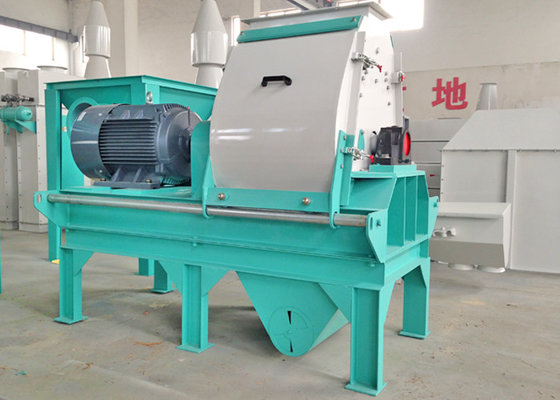 Industrial Wood Crusher Machine , Wood Pallet Crusher Turn Wood Chips To Sawdust