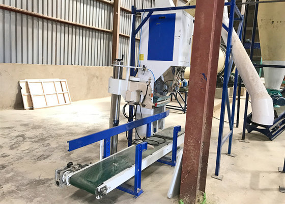Wood Pellet Ling Auxiliary Equipments , Wood Pellet Packing Machine CE Certificate