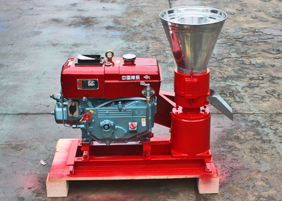 Small Diesel Flat Die Wood Pellet Mill For Small And Medium Boiler Owner