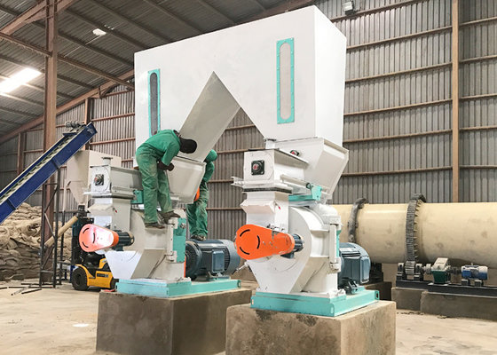 1-20T/Hr Sawdust Biomass Grass Peanut Shell Chips Wood Pellet Making Machine