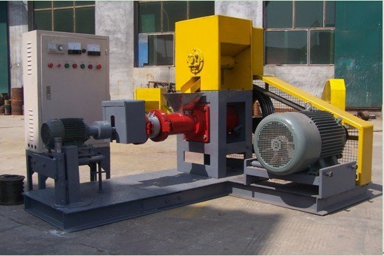 Floating And Sinking Fish Feed Making Machine With Jacketed Construction Screw Sleeve