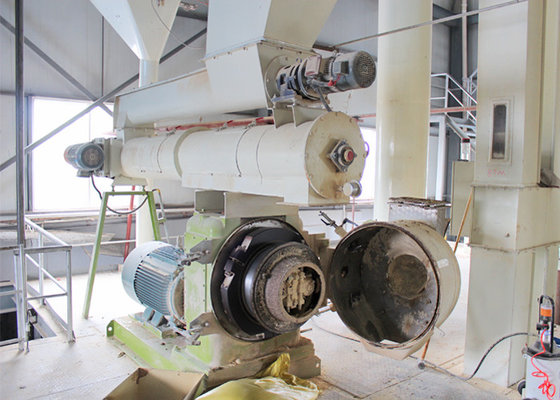 Advanced Automatic Feed Pellet Production Line , 10-15T/H Complete Feed Mill Plant