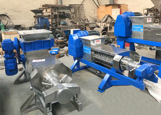 Unique Design Double Screw Press Dewatering Machine High Dehydrating Efficiency
