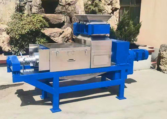 20-30% Dehydrating Rate Dewatering Screw Press Machine For Press Juice