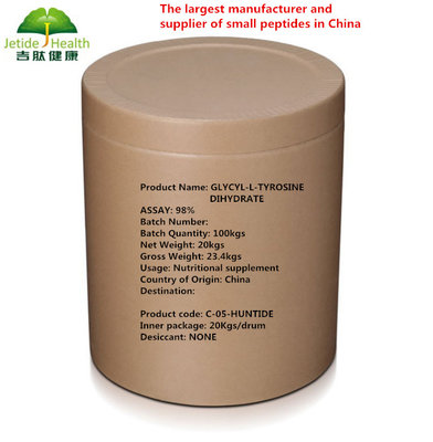 Glycyl-L-Tyrosine Dihydrate Powder Small Peptides CAS 658-79-7 High Pure