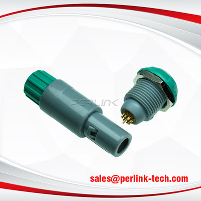 China 1P 9pin plastic medical push pull connector(P series) supplier