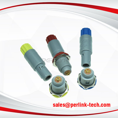 1P 5pin Compatible LEMOs Plastic Circular Connector supplier