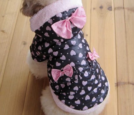 Fashionable Winter Warm Dog Hooded Sweatshirts 100% cotton Clothes 7XL , 8XL , 9XL