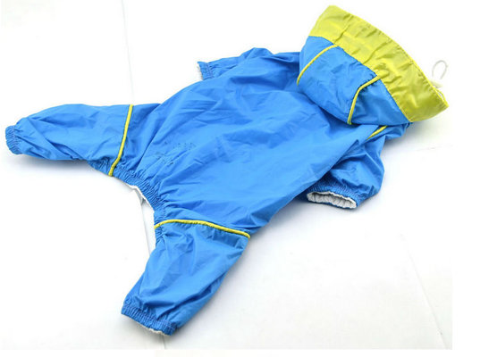 Blue Dog Puppy Pet Waterproof Rainwear / Rain Coat XS - XXL Personalized