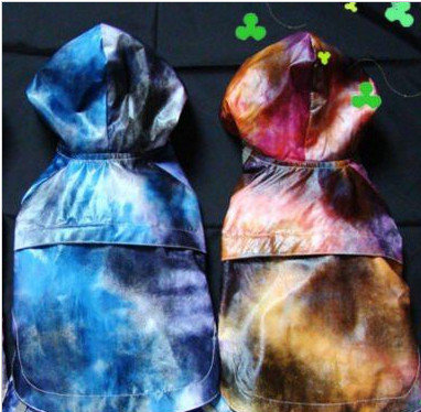 Lattice Golden Retreiver / Siberian Husky Dog Clothes For Waterproof Rain Coat