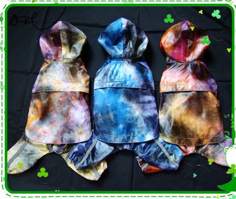 Lattice Golden Retreiver / Siberian Husky Dog Clothes For Waterproof Rain Coat