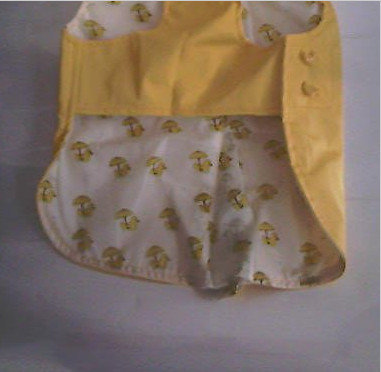 Waterproof PVC Pet Yellow Raincoat hooded cat rainwears printing for Shiba , Beagle