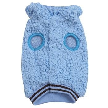 Blue Color Custom Dog Hoodies Snowbaby Soft for Pekingese small dogs