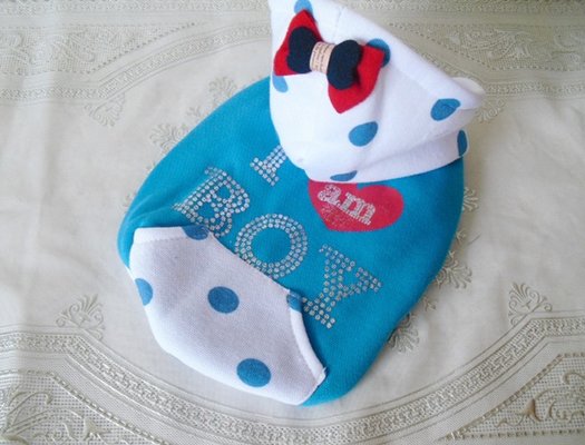 Shih Tzus , Pugs Dog Hooded Sweatshirts coat pet clothing XS L for girl or boy