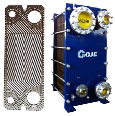 Ammonia Semi Welded Plate Heat Exchanger Herringbone BHBR  Liquid To Water