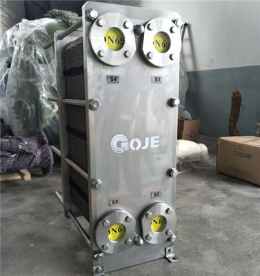 Double Water To Air  Electric Industrial Plate Heat Exchanger Chiller Stainless Steel