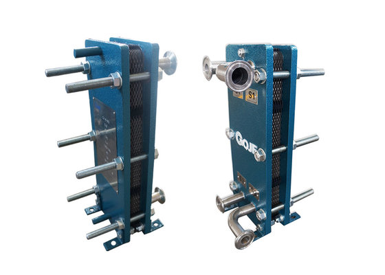 Beverage Concentration Flat Plate Heat Exchanger Water To Water 12 Months Warranty