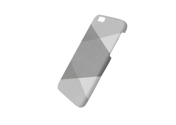 Light Simple Pc iPhone 8 Plus Phone Case With Irregular Triangle pattern