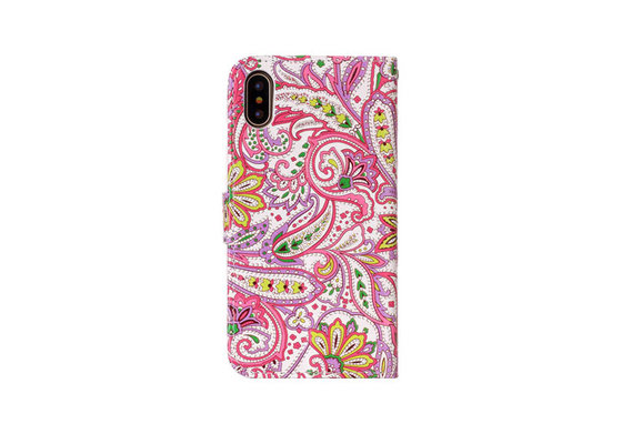 Easy Button Iphone Leather Case , Pu Leather Wallet Case Dust Resistance