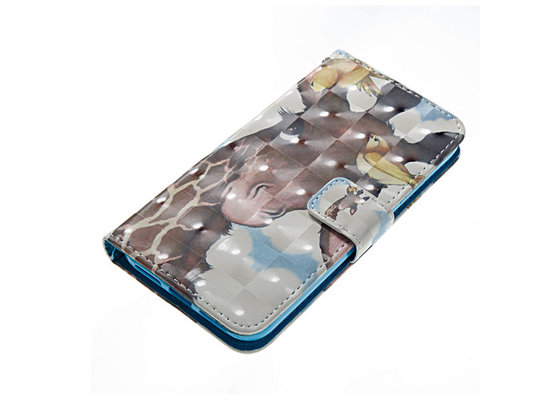 Custom Image Pu Leather IPhone X Phone Case With Card Pocket SGS Certification