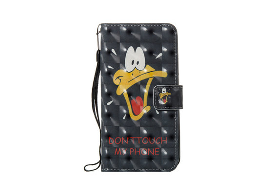 Donald Duck Pu Leather Phone Case Anti Scratch Stylish Textured Surface