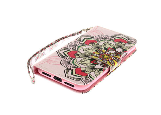 Customized Womens Iphone Wallet Case , Pu Leather Iphone Card Case OEM
