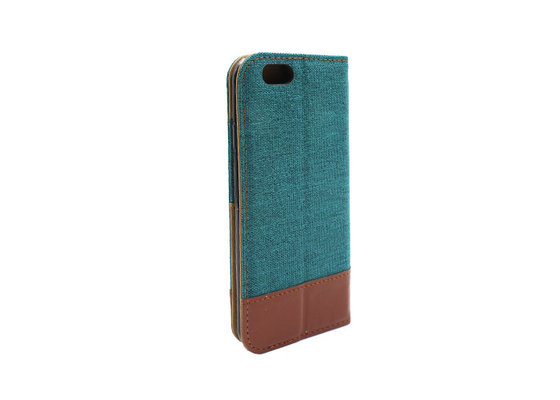 Scratch Resistance Plain Phone Cases , PU Iphone 6 Leather Case Mixed Color