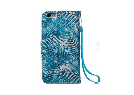 Hawaii Blue Leaves Apple Cell Phone Cases Smooth Surface Full Covered Protection