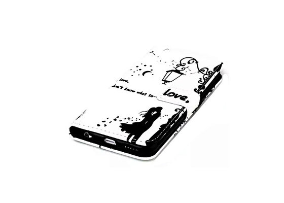 Black / White Pu Apple Cell Phone Cases Simple Style SGS Certification