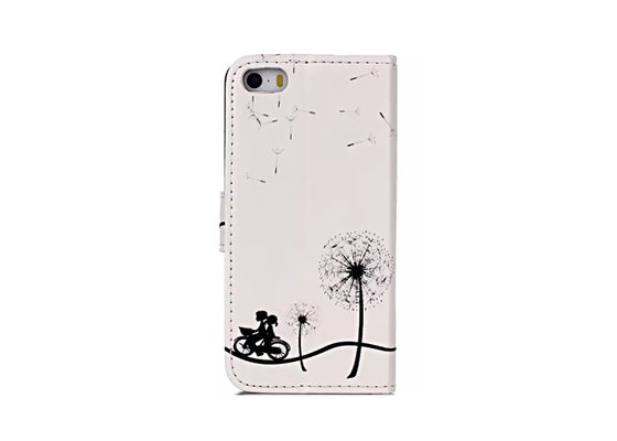 Simple Style Apple Iphone 6 Plus Phone Case , Flip Phone Case Pink Color
