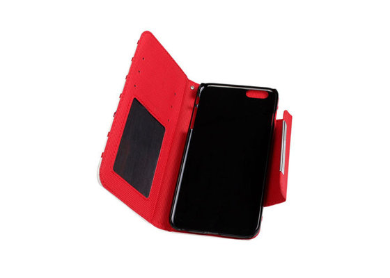Multifunctional Scratch Resistant Phone Case Dustproof Red Spots On White