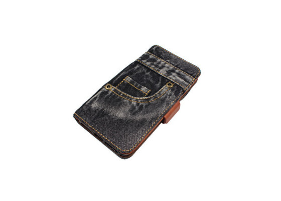 Back Pocket Jean Phone Case Custom Made Matting Surface Good Flexibility